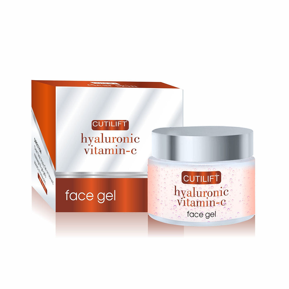 Cutilift Hyaluronic Vitamin-C Face Gel | Hydrating & Brightening – COSDERMA