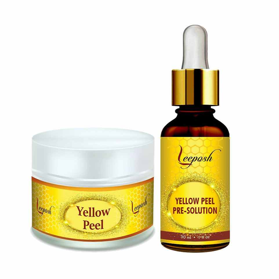 Leeposh Yellow Retinol Peel for Skin Lightening & Rejuvenation – COSDERMA